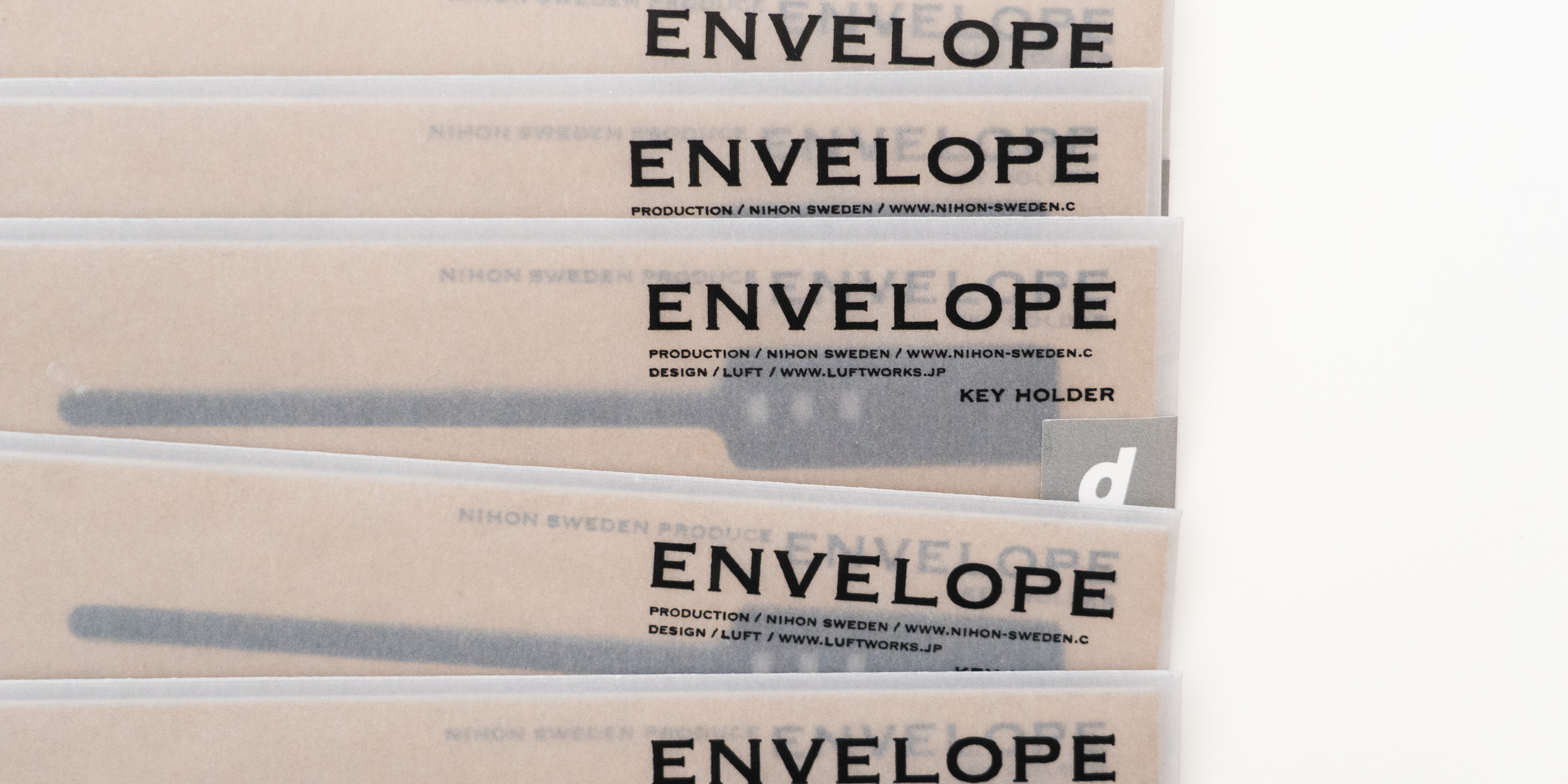ENVELOPE KEY HOLDER LIFESTOCK ブラック | D&DEPARTMENT
